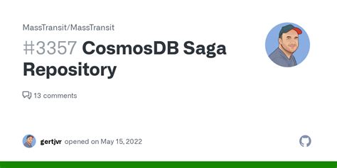 cosmosdb saga repository · issue 3357 · masstransit masstransit · github