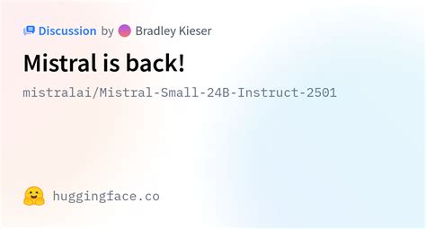 Mistralai Mistral Small 24B Instruct 2501 Mistral Is Back