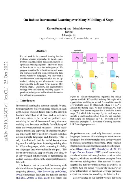 On Robust Incremental Learning Over Many Multilingual Steps Deepai