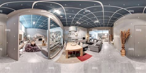 360 View Of 360 Panorama Of A Furniture Showroom Interior Showcasing
