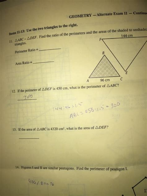 solved delta abc ~ delta def find the ratio of the
