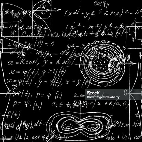 기하학적 플롯 수식 및 계산과 수학적 벡터 완벽 한 패턴입니다 끝 없는 텍스처 당신은 배경 그림의 모든 색상을 사용할 수