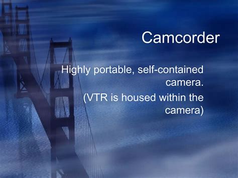 2 Camera Types Ppt