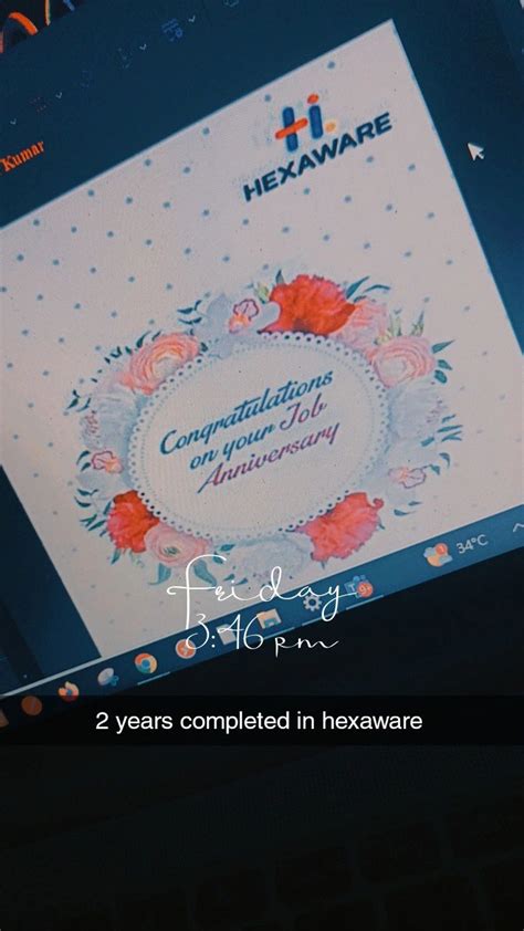 Gembali Sandesh Kumar On Linkedin Workanniversary Hexawarejourney