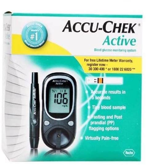 Compare And Buy Accu Chek Active Kit With 100 Strips Glucometer Online In India At Best Price