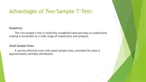 Inferantial Statistic Presentation About Two Sample T Test Ppt