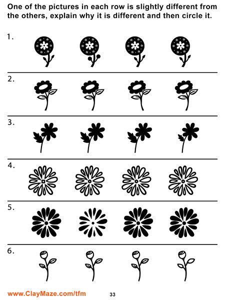 Puzzles And Pattern Recognition Homeschool Books Math Workbooks And Free Printable Worksheets