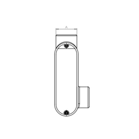 Smooth Type C Aluminum Conduit 12 Cu Conectores