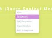 JQuery Menu Plugins Page JQuery Script
