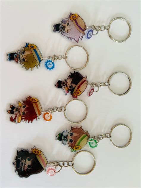 Chibi Keychains Code Realize Saint Lupine Fran Van Impey Cardia Limited Edition Otomate Garden