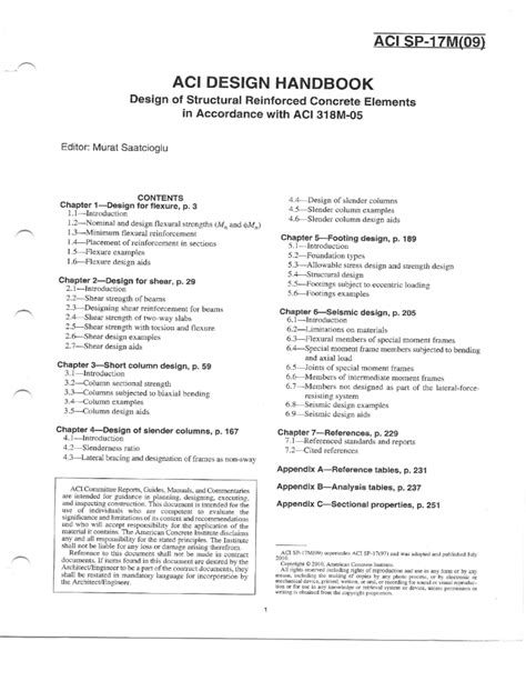 Aci Design Handbook Metric 05