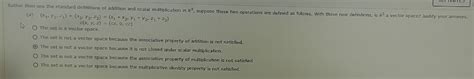 [linear Algebra Vector Space] I Dont Get Why This Is Not Closed Under Scalar Multiplication