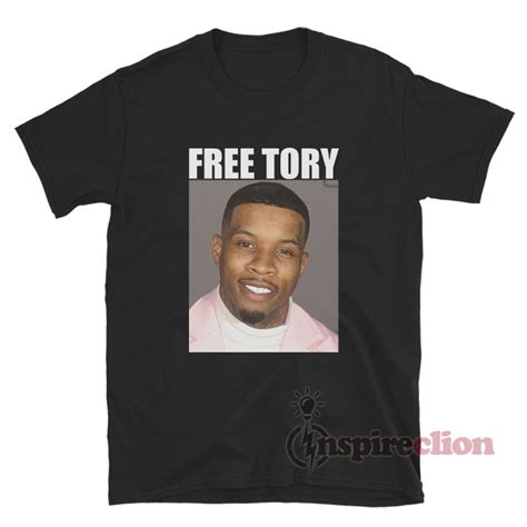 Free Tory Lanez Mugshot T Shirt For Unisex