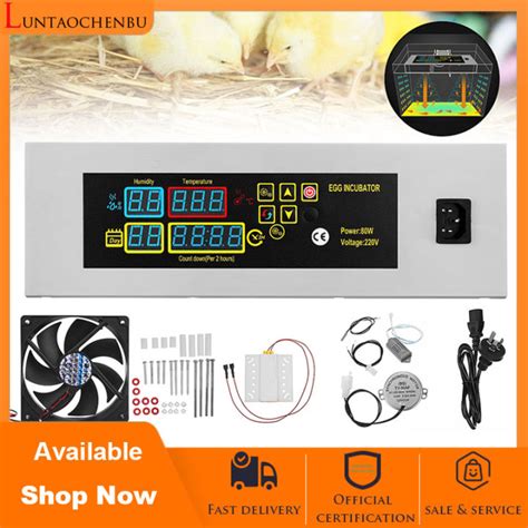 1 Set Egg Incubator HTMC 5 Temperature And Humidity Controller Sensor Incubator Fan Egg