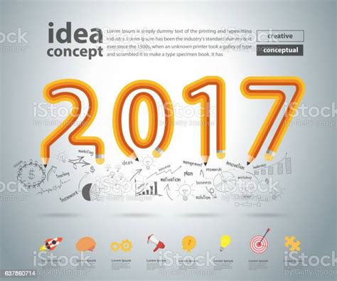 creative pencil design on drawing charts graphs business success stock