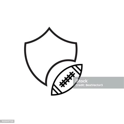 미국 축구 팀 엠 블 럼 아이콘 벡터 기호와 기호 흰색 배경 미국의 축구 팀 엠 블 럼 로고 개념에 고립 Championship