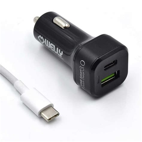USB Type C Car Charger With Quick Charge Welly Enjoy IT