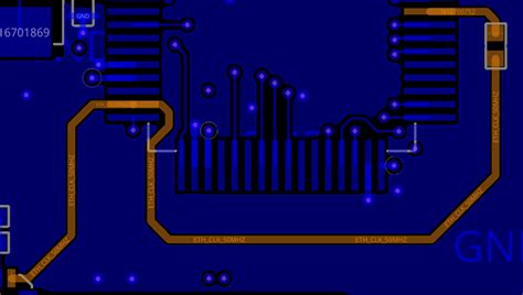 50mhz Clock Routing Allegro Pcb Editor And Pcb Skill Pcb Design