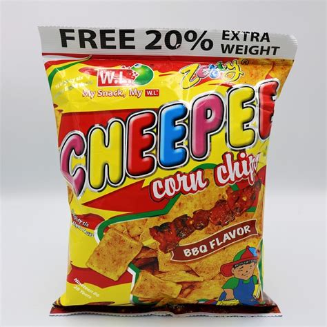 Cheepee Bbq Flavored Corn Chips 120g Salangi Ko Pu