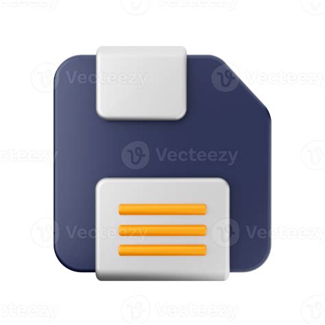 3d Save Disk Icon Render Illustration 22030668 Png