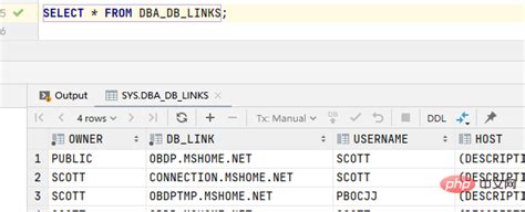 How To Delete Dblink In Oracle Oracle Php Cn