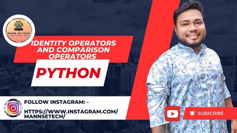 5 Identity Operator Vs Comparison Operator Pythontutorial Pythonoperators Interview
