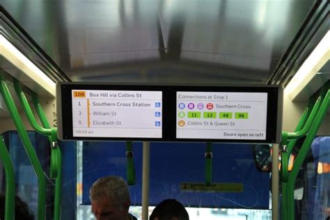 New Led Screens Onboard A C Class Tram Wongms Rail Gallery