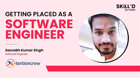 Getting Placed As A Software Developer Skilld By Masai Softwaredeveloper Youtube
