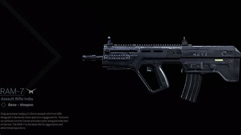 Best Ram 7 Loadout For Warzone And Mw3