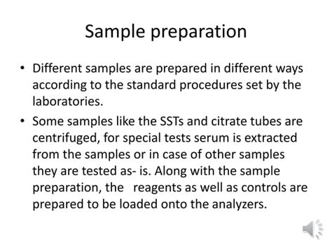 Clinical Laboratory Workflow 9pptx