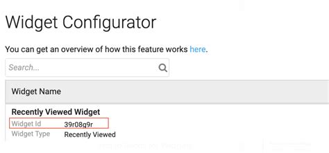 Recently Viewed Products Widget