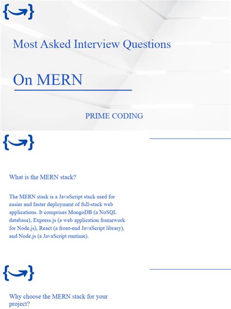 Mern Most Asked Pdf Java Script No Sql