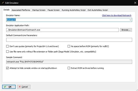 Emulator Command Line Help Mame Retroarch Troubleshooting Launchbox Community Forums