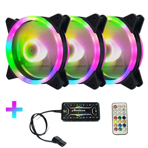 Computer Cpu Rgb Luminous Radiator 3 Fansremote Control Computer Cpu Rgb Luminous Radiator 3 Fansremote Control