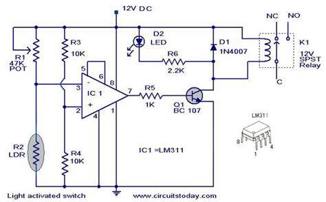 Circuit Wiring How To Make A Light Activated Day Night Switch Circuit Science Fair Project
