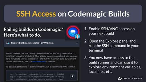 Ssh Access On Codemagic Builds