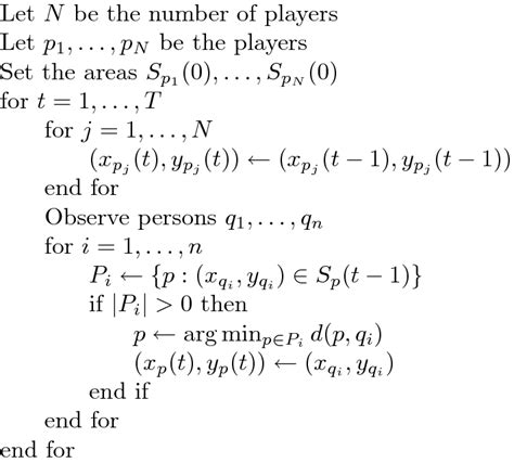 The Person Tracking Algorithm 1 Download Scientific Diagram