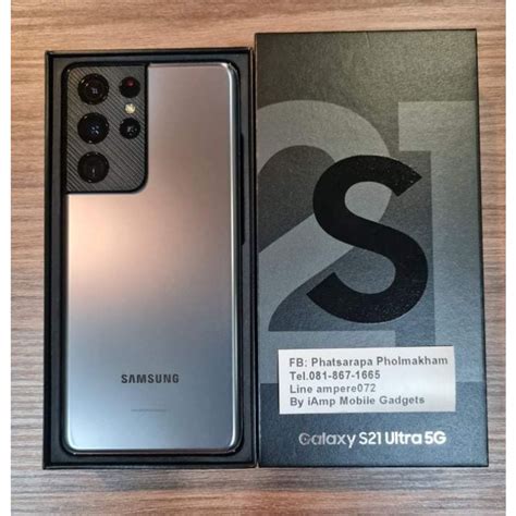 Samsung Galaxy S21 Ultra 5g 256 12gb Phantom Titanium Shopee Thailand