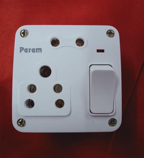Param Polycarbonate Switch Socket Combination For Electric Fittings At Rs 45 In Ahmedabad
