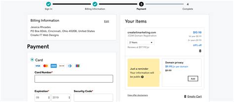 Registering A Domain Name With Godaddy A Step By Step Guide Create It Web Designs