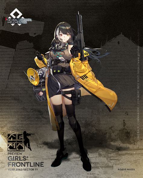 M4 Sopmod Ii Girls Frontline M4 Sopmod Ii Jr Ro635 Girls