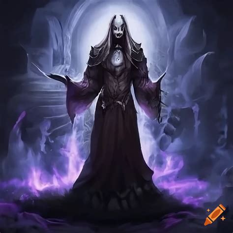 Image Of A Necromancer Summoning Spirits On Craiyon