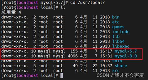 linux系统同时安装mysql5 7和mysql8 0 同一台服务器中 同时安装mysql5 7和mysql8 csdn博客