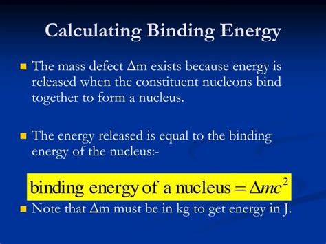 PPT Binding Energy PowerPoint Presentation ID 1150105