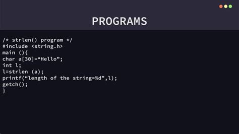 Introduction To Strings In C Programming Ppt