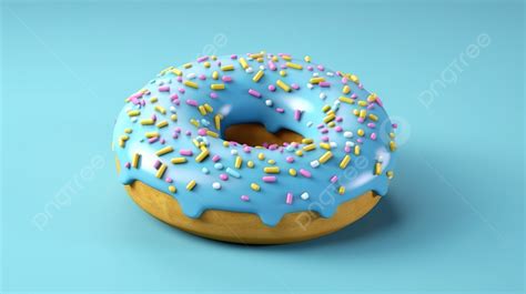 3d 렌더링된 블루 도넛 디자인 3차원 기하학 3d 모양 3d 기하학적 배경 일러스트 및 사진 무료 다운로드 Pngtree