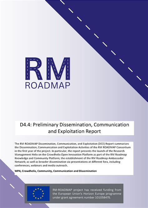 Deliverables RM ROADMAP Project Home