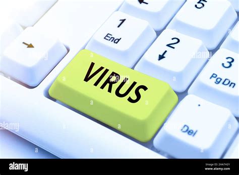 Conceptual Caption Virus Word For Infective Agent That Consists Nucleic Acid Molecule In