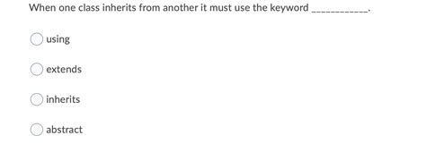 Solved When One Class Inherits From Another It Must Use The