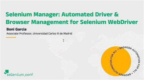 Selenium Manager Automated Driver Browser Management For Selenium